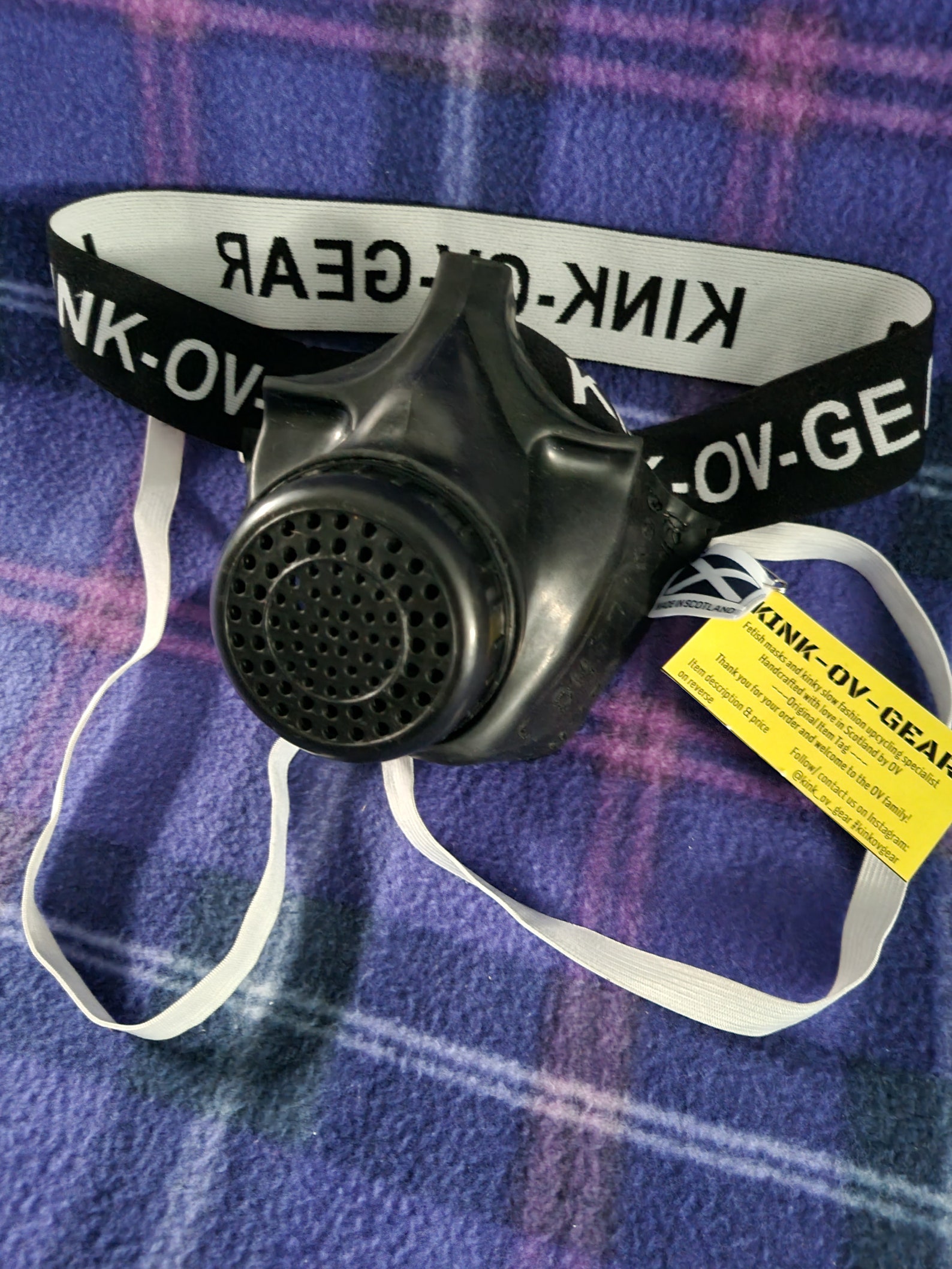 Gas Mask Rubber Jockstrap Easy Access Suitable for Sniffing Hose. KINK ...