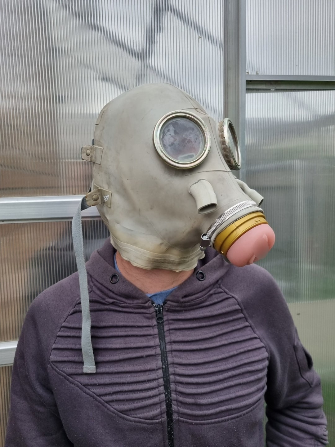 Straight Jacket Polish Hospital Rubber Gas Mask Flesh Pussy. Kinky Gear ...