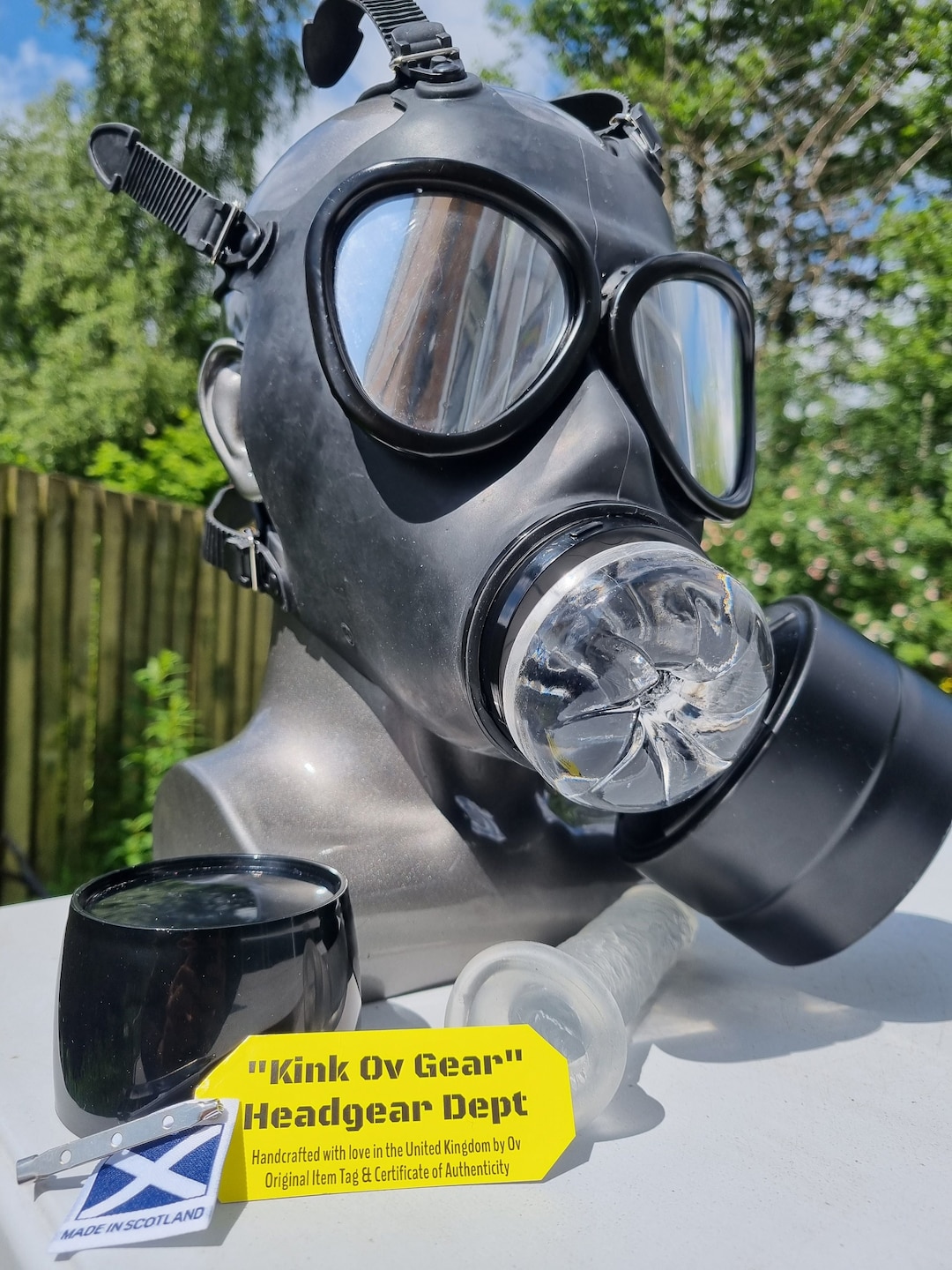 Flight FLESHLIGHT Gagging Gas Mask, 1/2lb 250g Pilot/commander Silicone ...