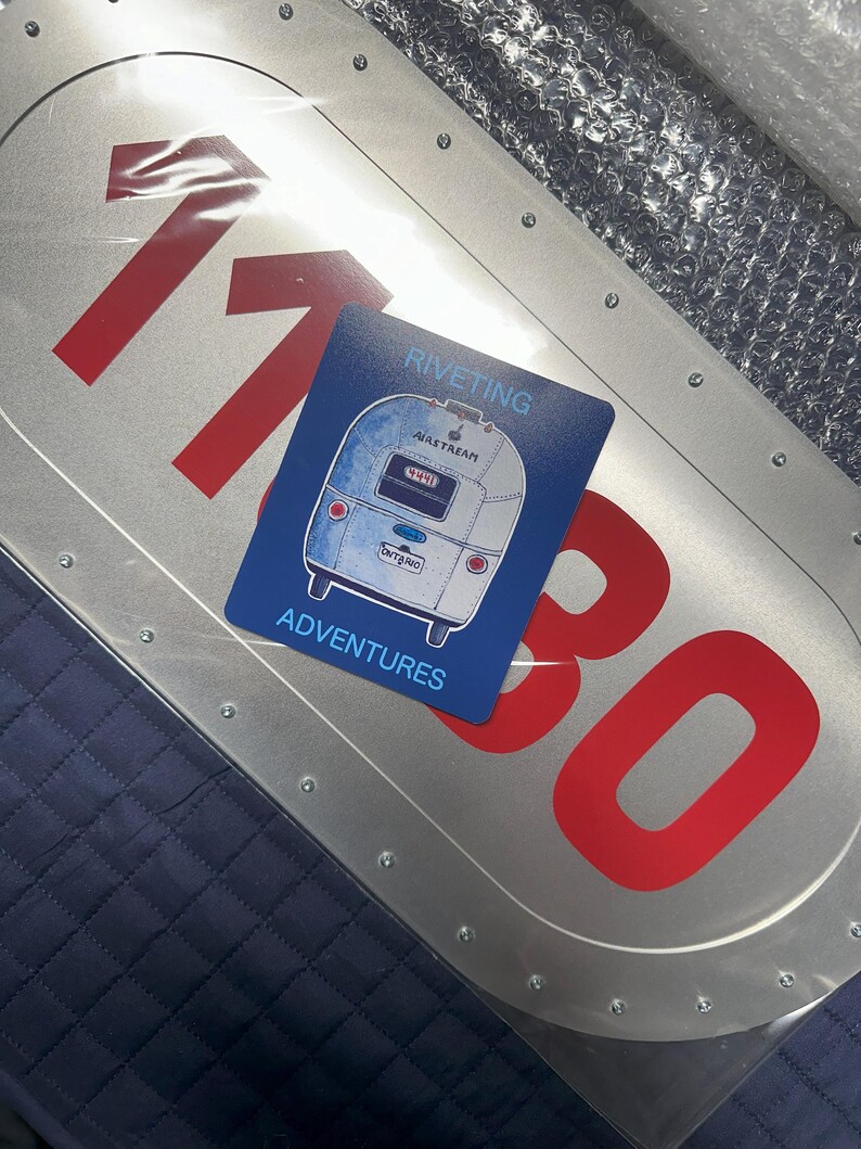 Airstream Replica Pill Window Rally Placard - Etsy