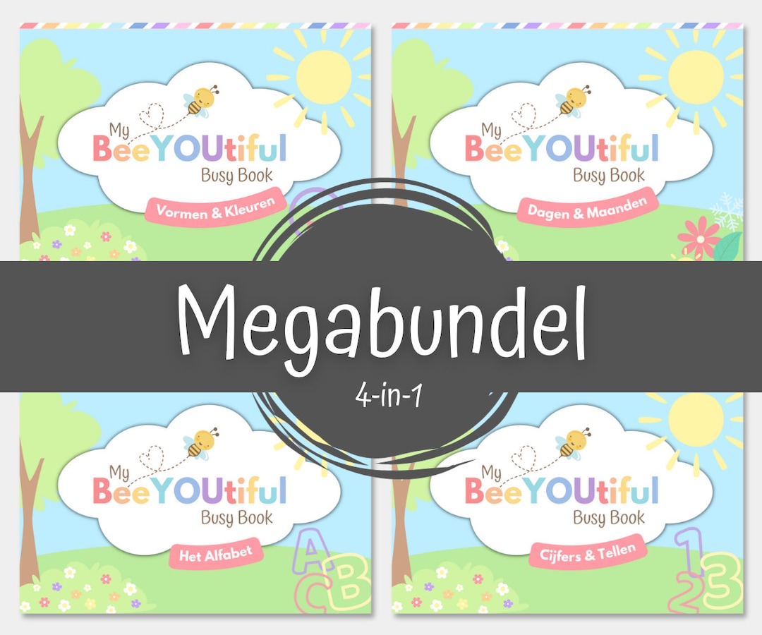 Busy Book Mega Bundle 4-in-1 | Dutch | Printable | Toddler Activities ...
