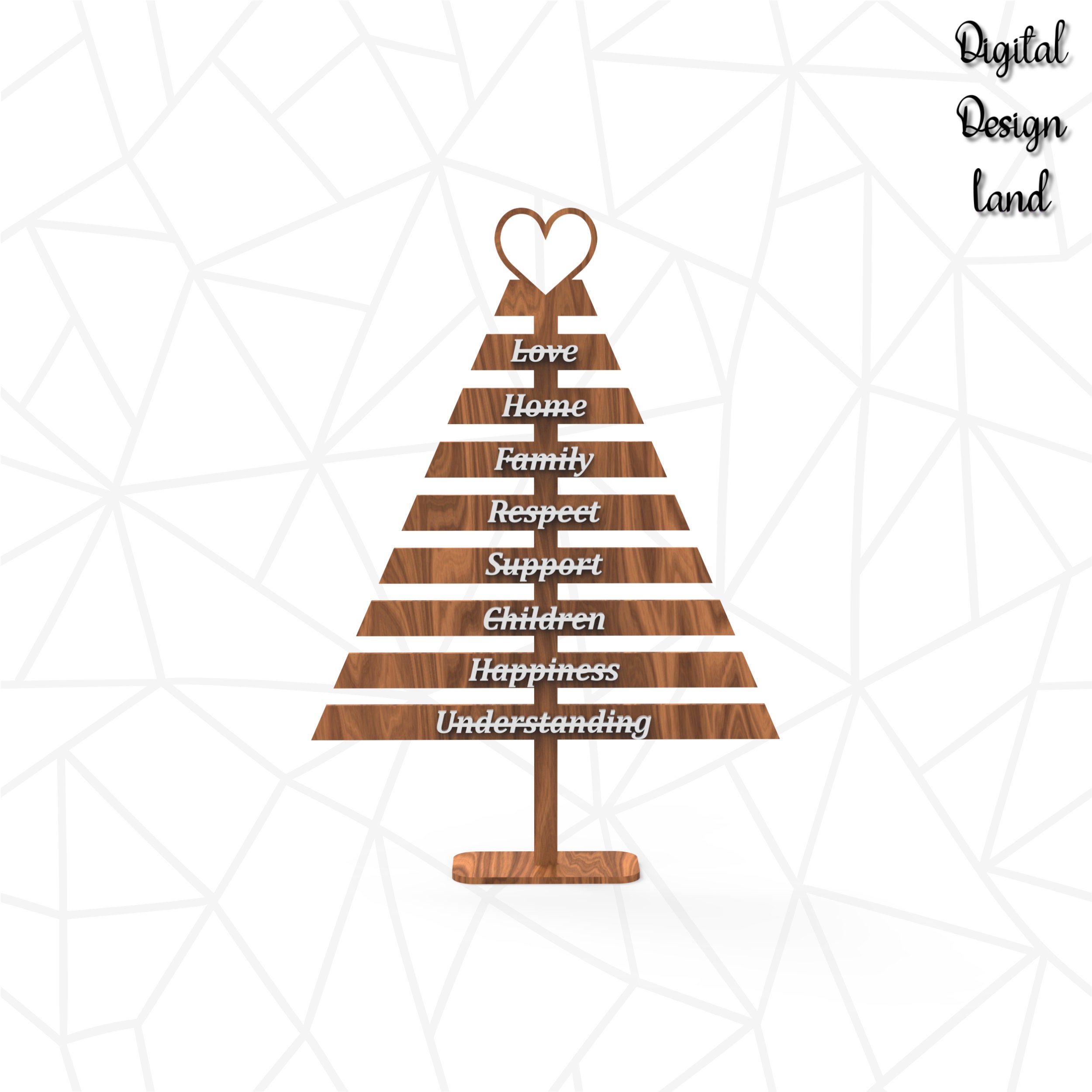 Laser Cut Files Christmas Tree Cnc Files for Wood Christmas Tree SVG ...