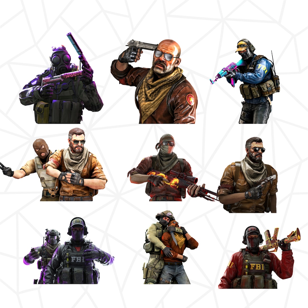 Counter Strike Character PNG 9 CS Character PNG Game - Etsy