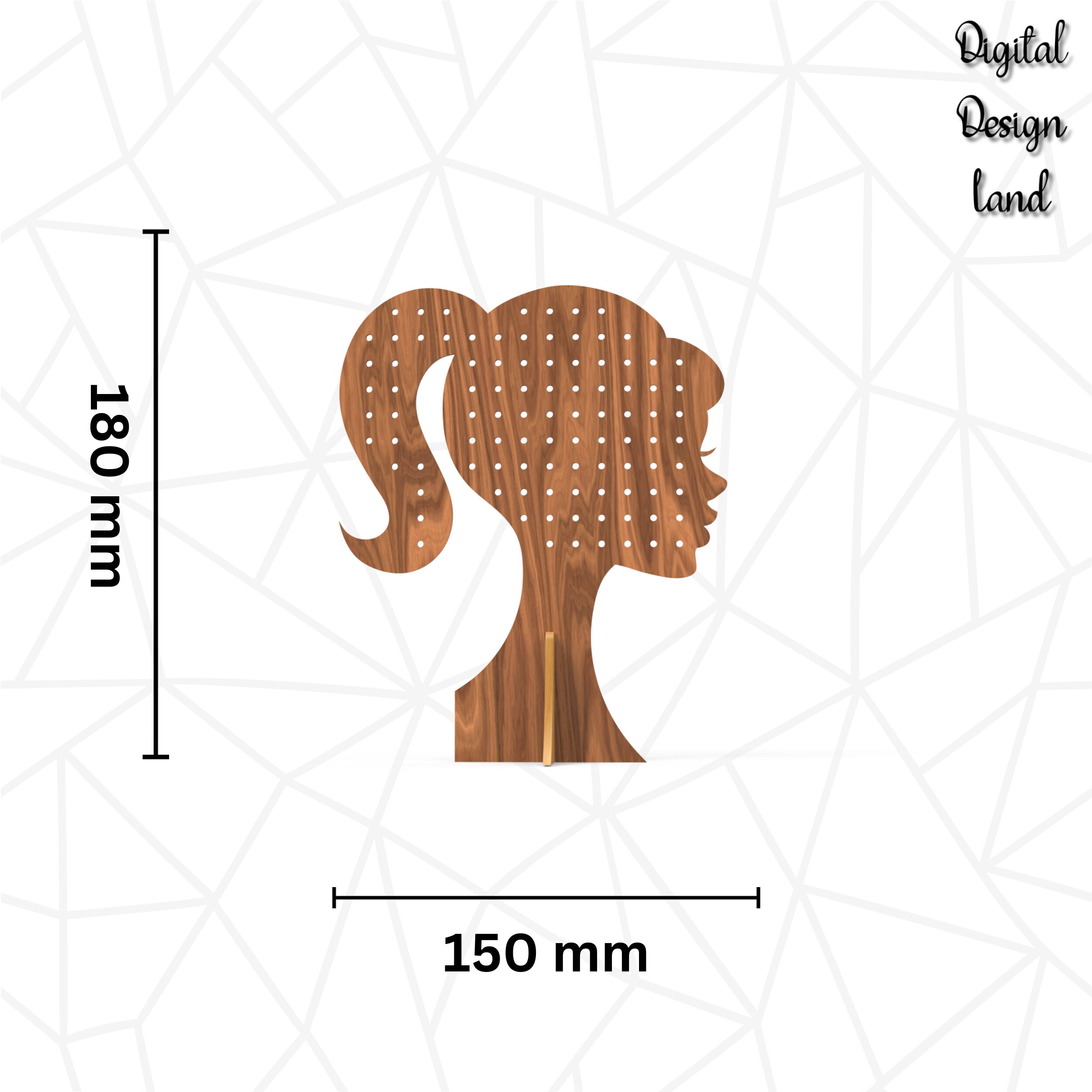 Barbie Jewelry Display Stand Svg Barbie Keychains Laser Cut Files ...