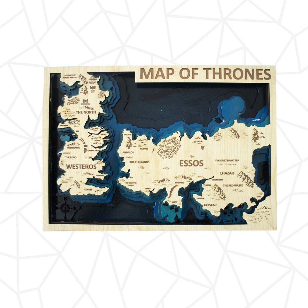 Mapa de Tronos SVG / Mapas en capas / Geek / Mapas GOT en capas para ...