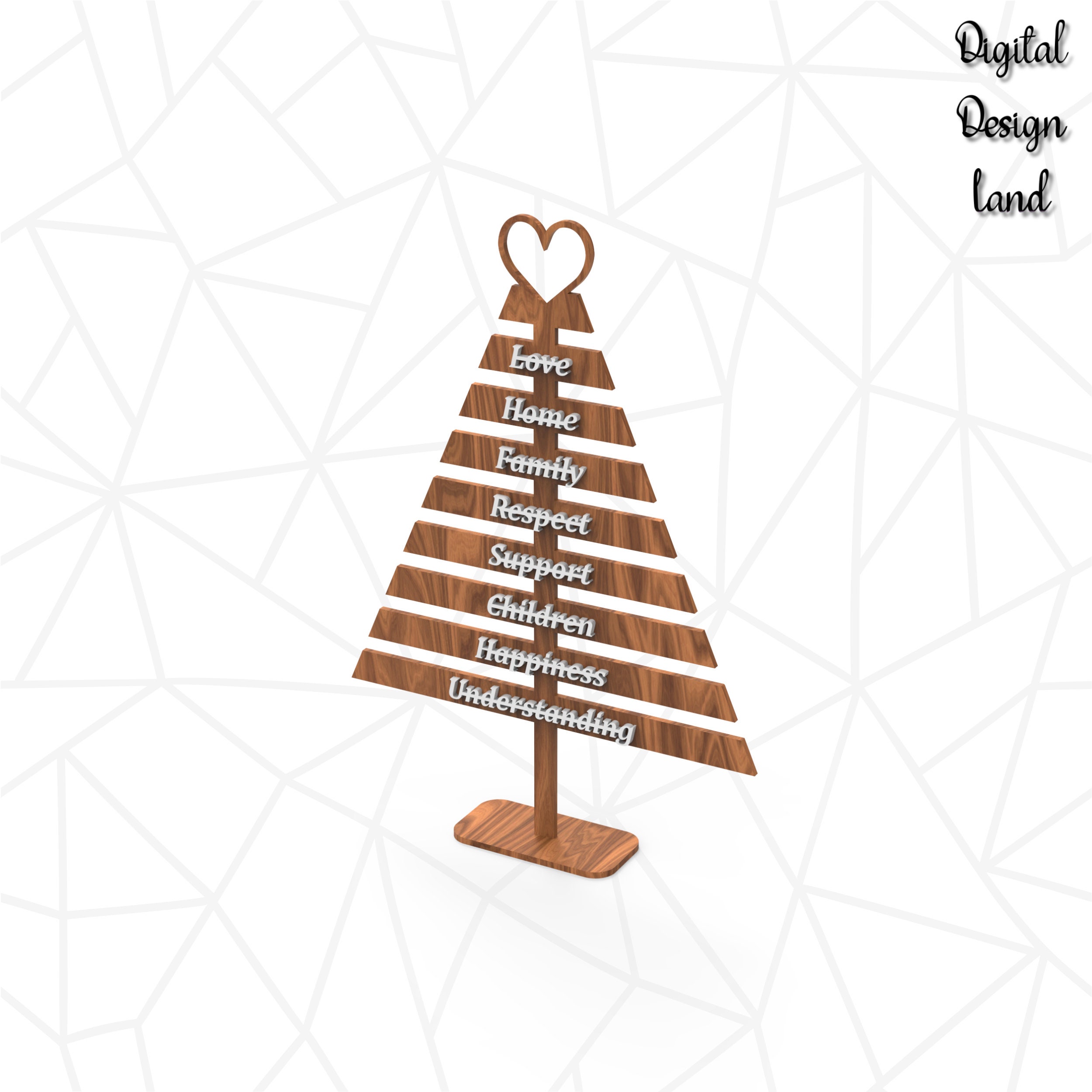 Laser Cut Files Christmas Tree Cnc Files for Wood Christmas Tree SVG ...