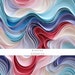 3D Waves Swirl Digital Paper, Seamless Pattern, 300 DPI, Silky Digital ...