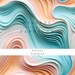 3D Waves Swirl Digital Paper, Seamless Pattern, 300 DPI, Silky Digital ...
