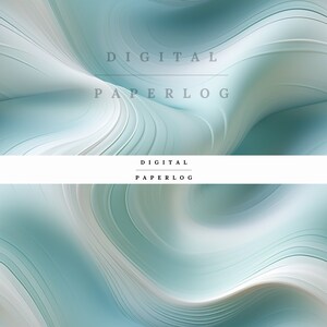 Abstract 3D Waves Digital Paper, Seamless Backgrounds, 300 DPI, Silky ...