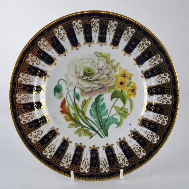 Antique Samuel Alcock Set of Six Plates Pattern Number 9171 C1840s ...