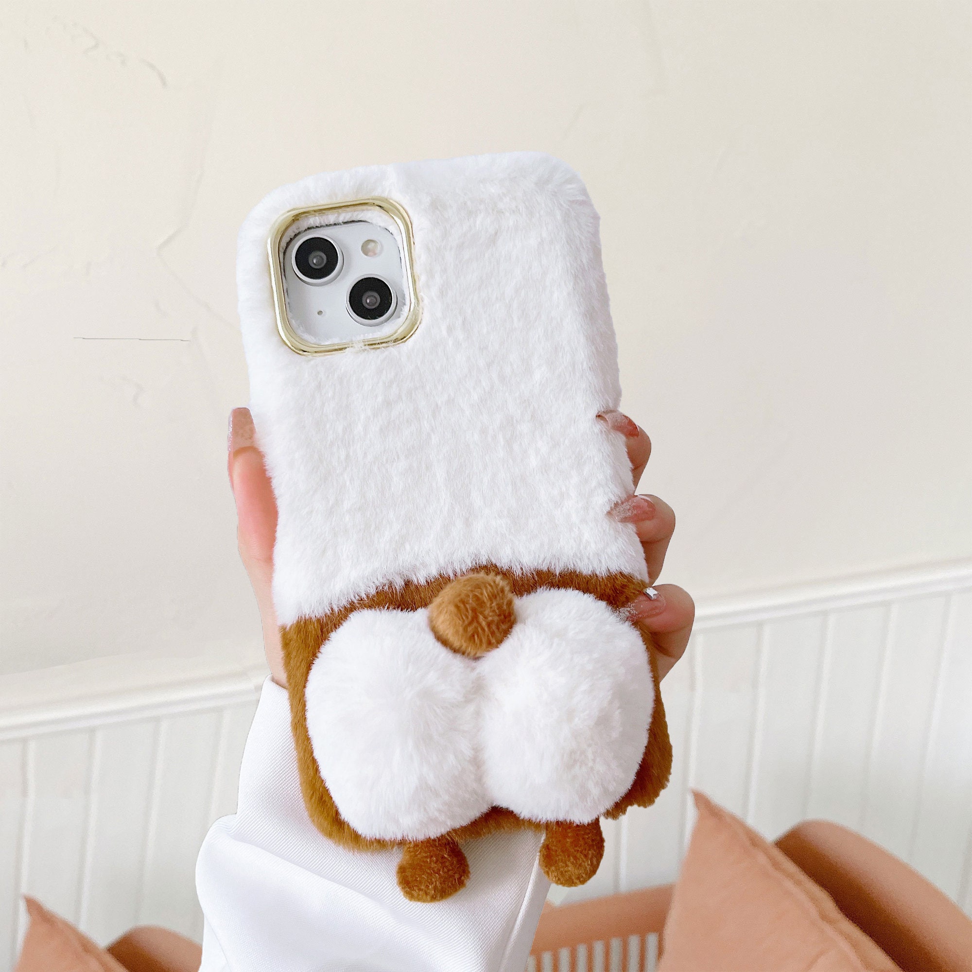 Plush Corgi Phone Case Cute Corgi Hip Phone Case for iPhone - Etsy