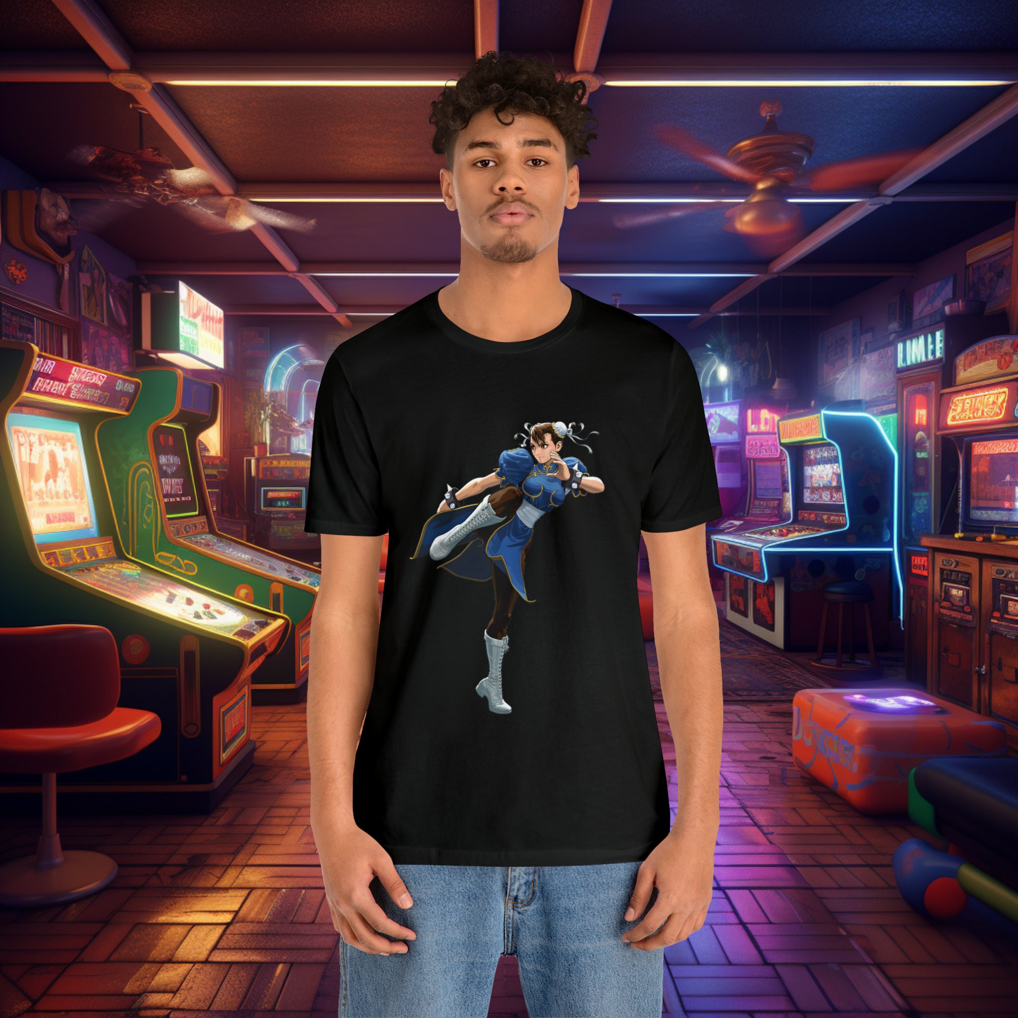 Chun-li Street Fighter Retro Shirt Classic Gaming Tee for Street ...