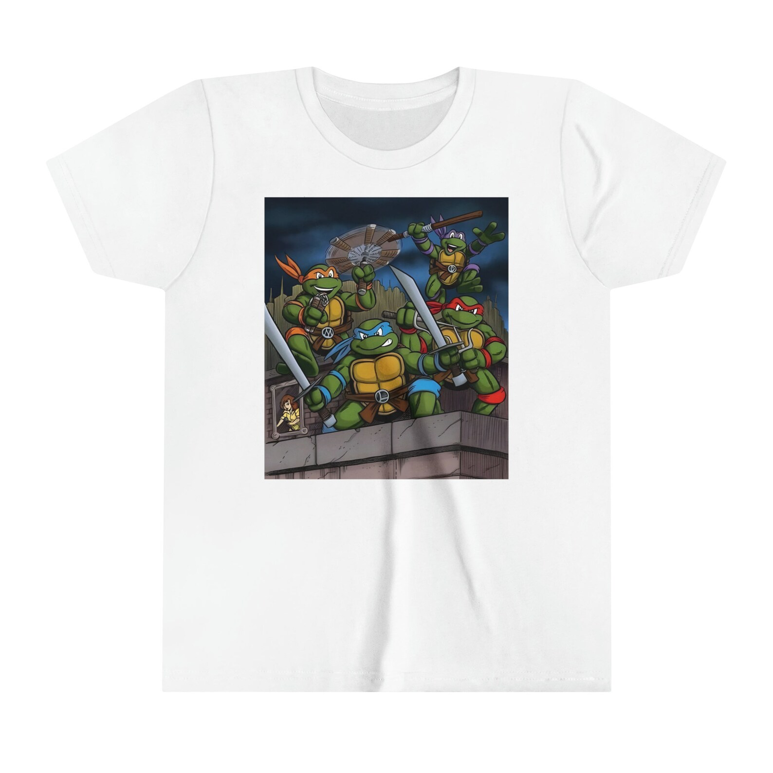 Totally Awesome TMNT Tee for Kids: Youth Ninja Turtles Shirt in Vibrant Colors - Etsy