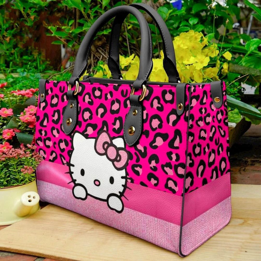 Hello Kitty Leather Handbag, Hello Kitty Women Handbag, Trending ...