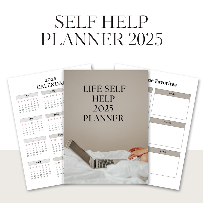 Self-help Planner Printable, Mental Wellness & Growth Journal, Personal ...