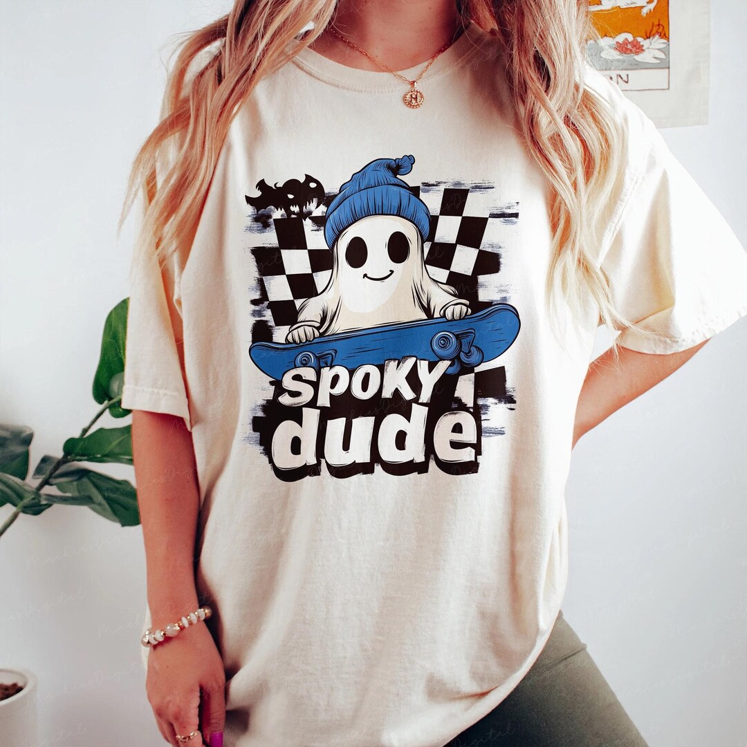Spooky Dude Ghost Png, Skateboard Ghost Png, Blue Beanie Ghost Png ...