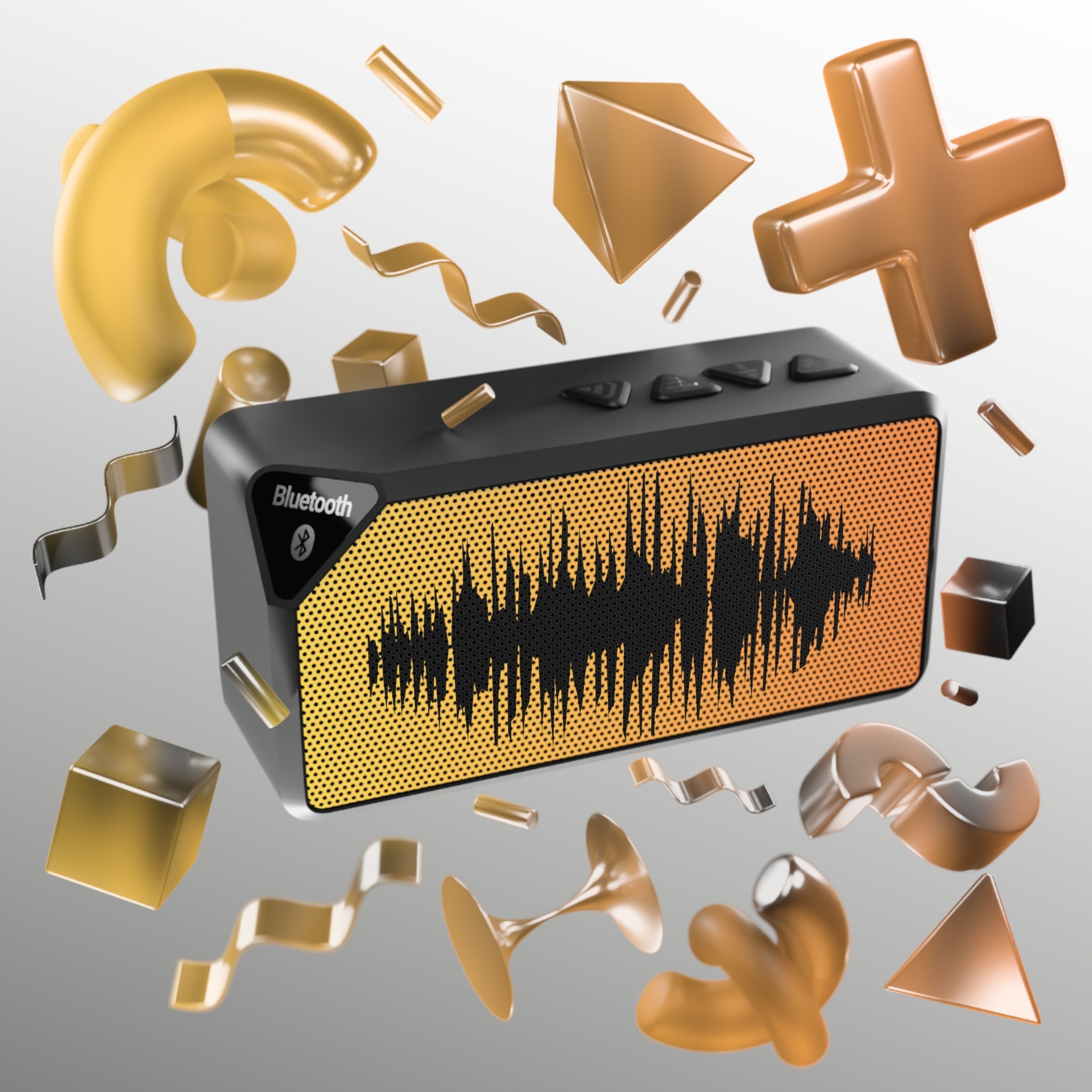 Sound Wave - Jabba Bluetooth Speaker - Etsy