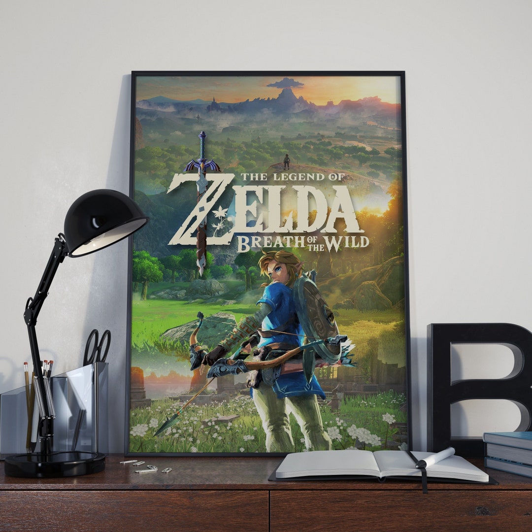 Legend of Zelda Poster Breath of the Wild Poster Gaming - Etsy