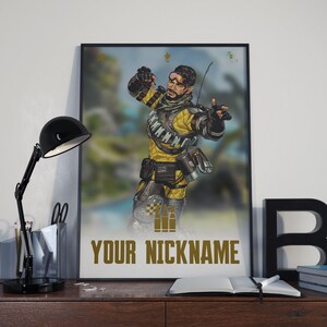 Apex Legends Mirage Poster Gaming Poster 3 Colors 1 Price - Etsy