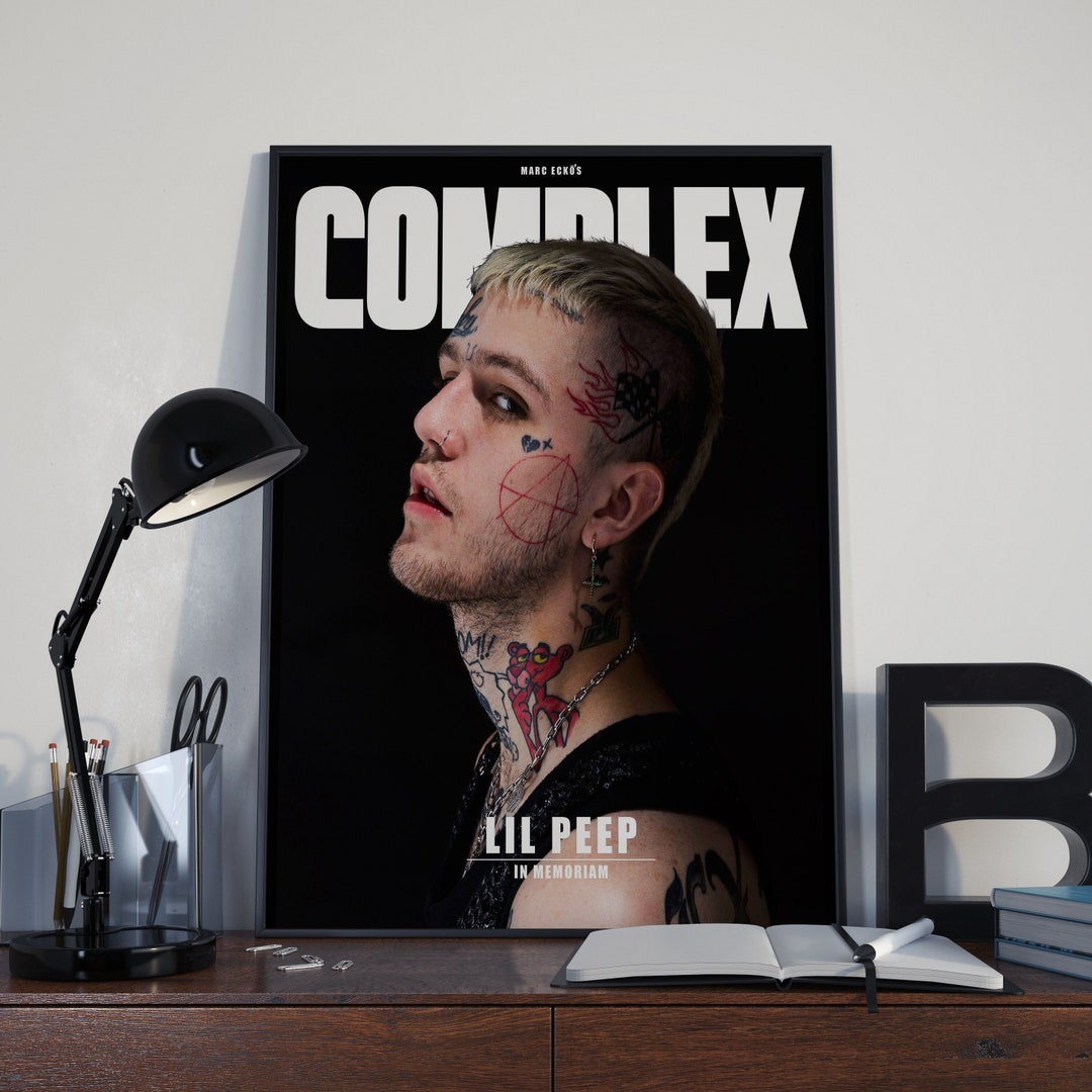 Lil Peep Poster Rap Poster Magazine Cover Poster Artist Poster Room ...