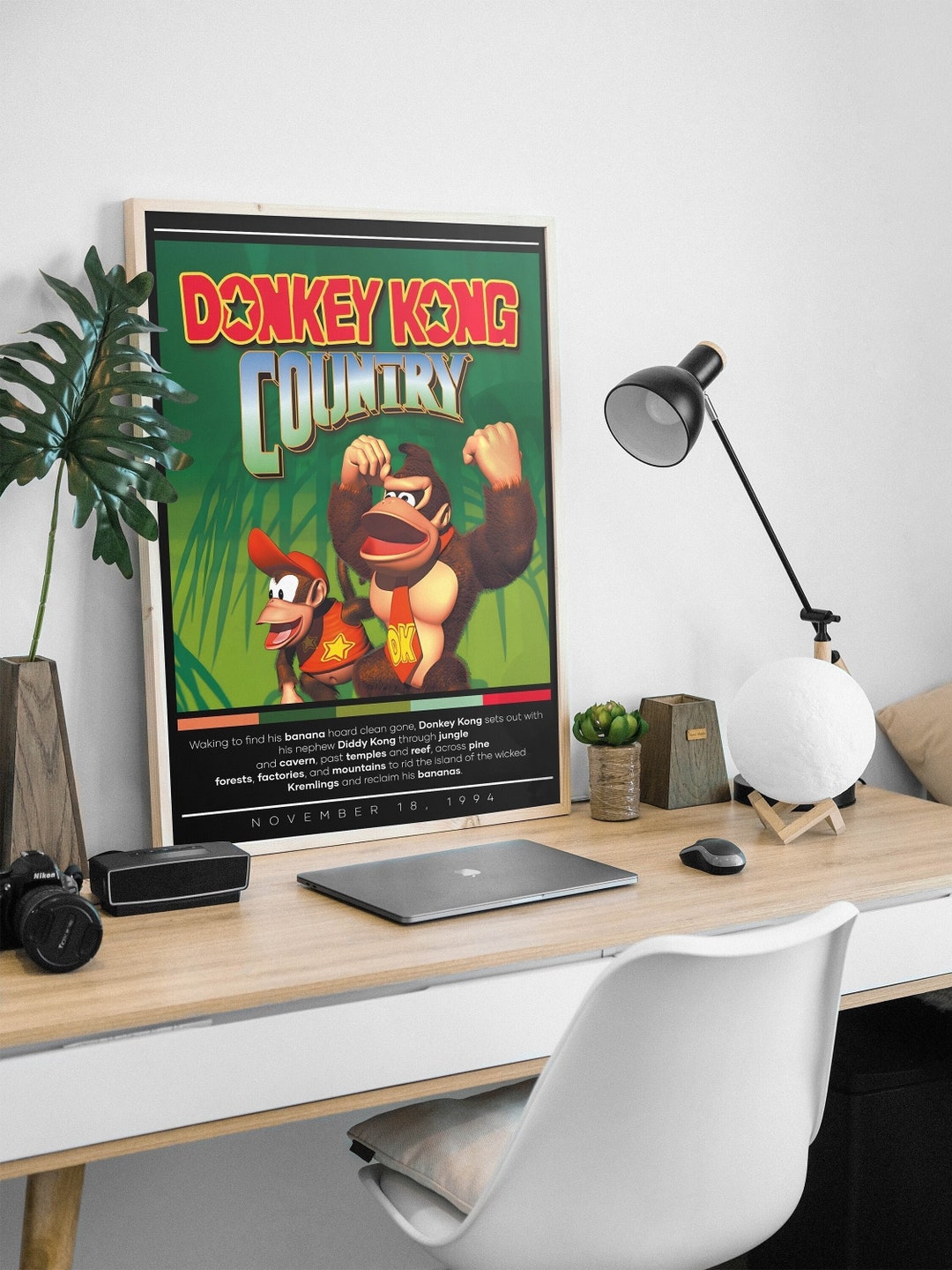 Donkey Kong Country Poster Gaming Poster 3 Colors 1 Price Room Decor ...