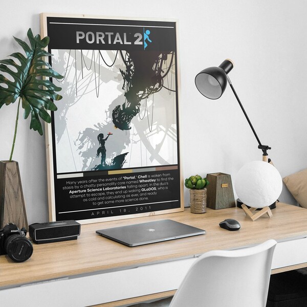 Portal 2 Poster - Etsy