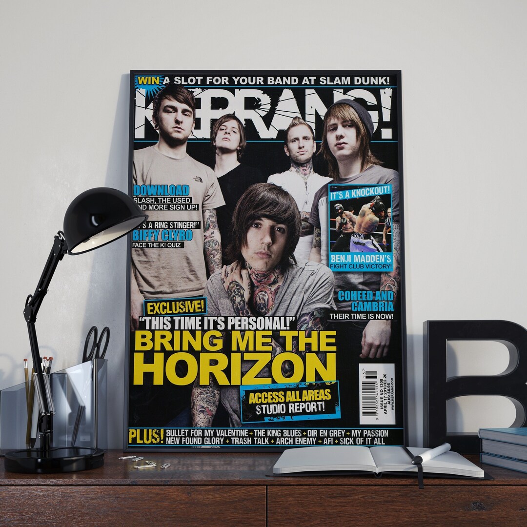 Bring Me the Horizon Poster Metal Core Poster Magazine Cover Poster ...