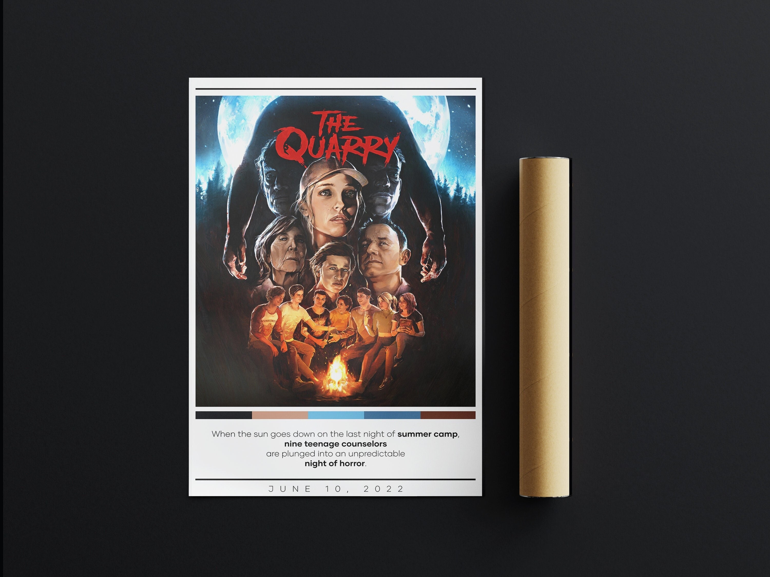 The Quarry Poster Print Gaming Poster 3 Colors 1 Price - Etsy