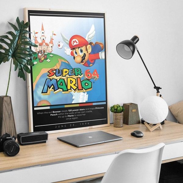 Super Mario Poster - Etsy