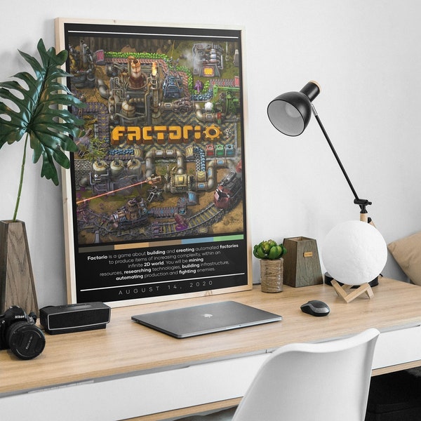 Factorio Poster - Etsy Australia