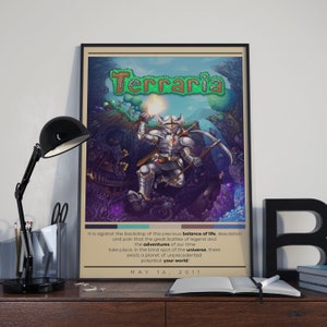 Terraria Poster Gaming Poster 3 Colors 1 Price Room Decor Wall Decor ...
