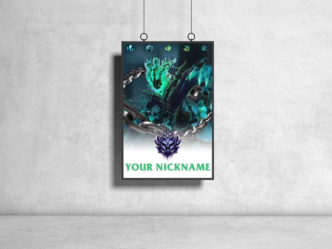 League of Legends Thresh Game Poster 3 Colors 1 Price Room Decor Wall ...