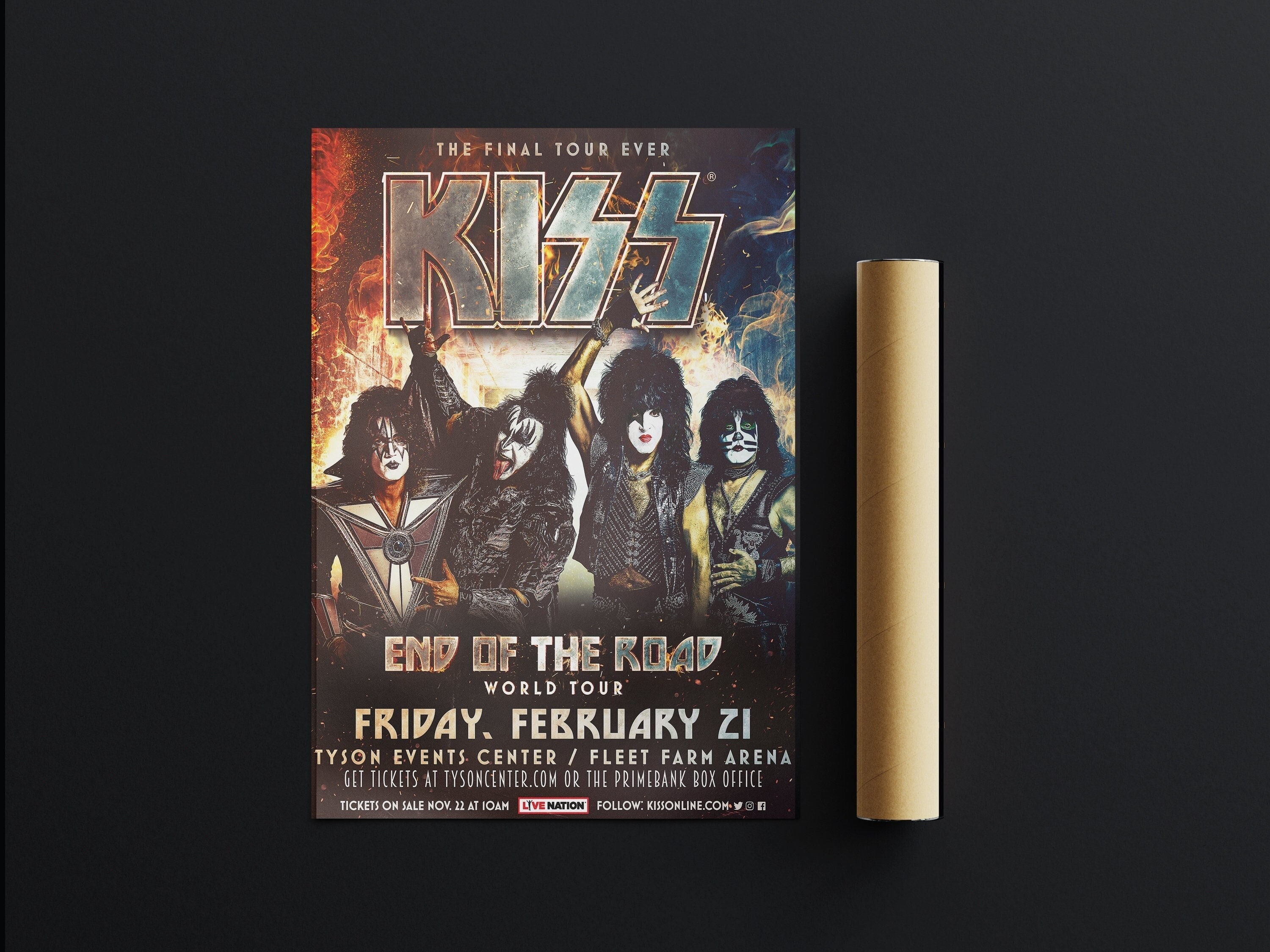 Kiss Band Poster Concert Poster Magazine Cover Poster Artist Poster ...