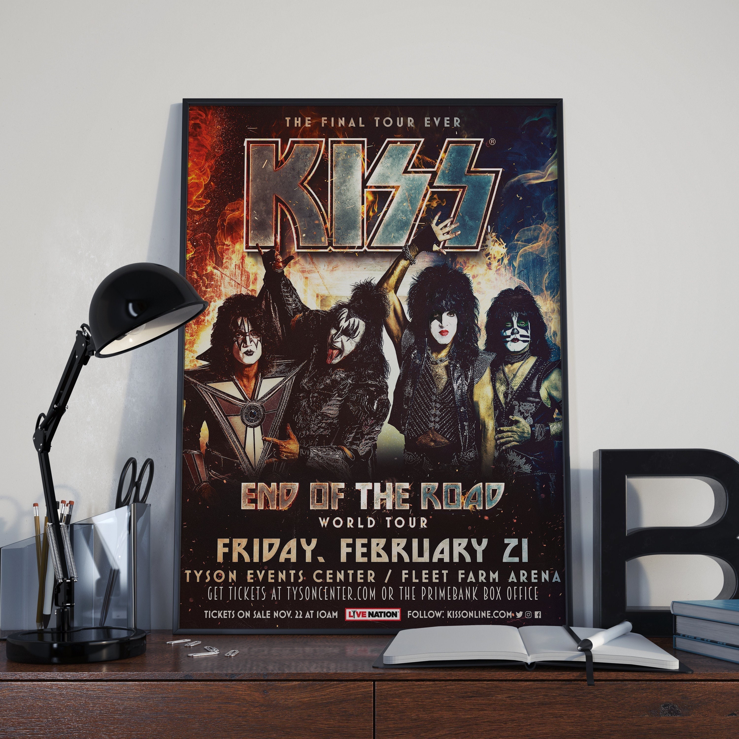 Kiss Band Poster Concert Poster Magazine Cover Poster Artist Poster ...