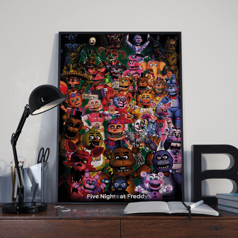 Five Nights at Freddy's FNAF Poster Gaming Poster 3 - Etsy
