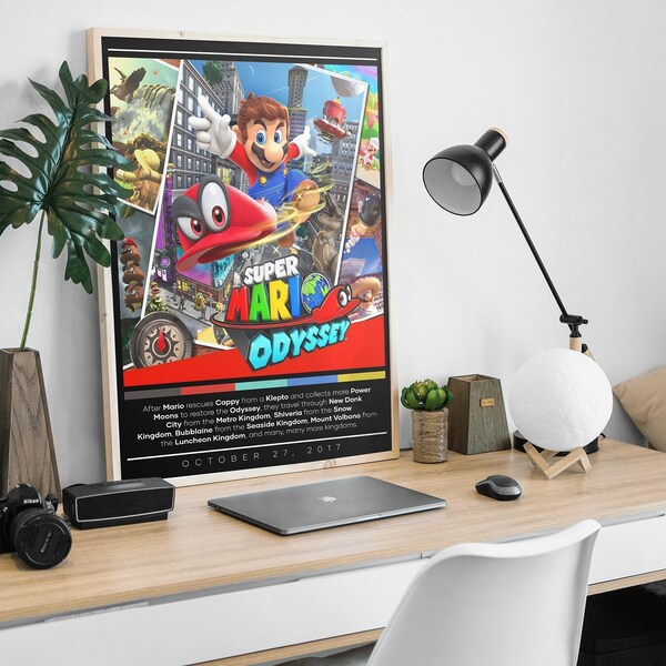 Super Mario Poster - Etsy