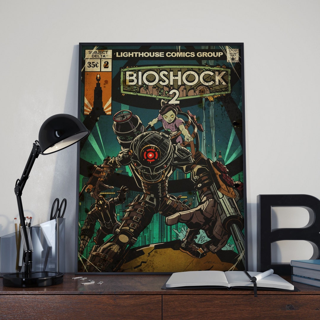 Bioshock 2 Poster Comic Book Poster Video Game Poster Gaming Poster ...