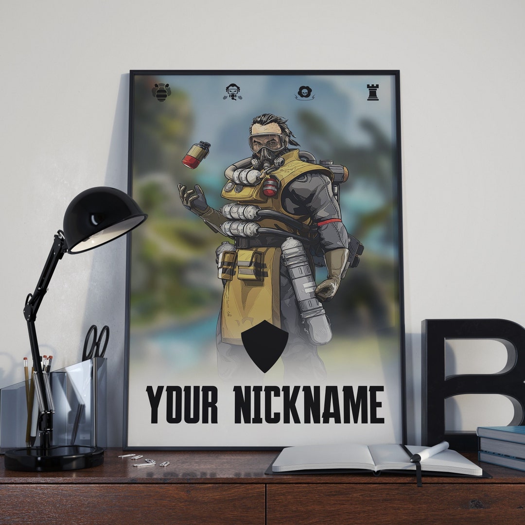 Apex Legends Caustic Poster Gaming Poster 3 Colors 1 Price Room Decor ...