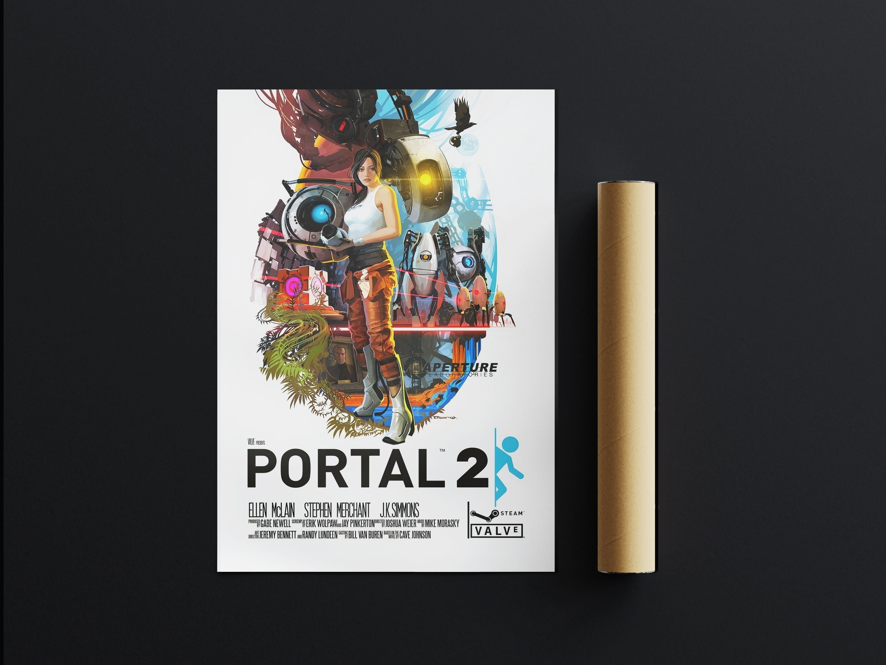 Portal 2 Poster Gaming Poster Room Decor Wall Decor - Etsy