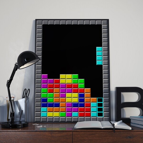 Tetris Art - Etsy