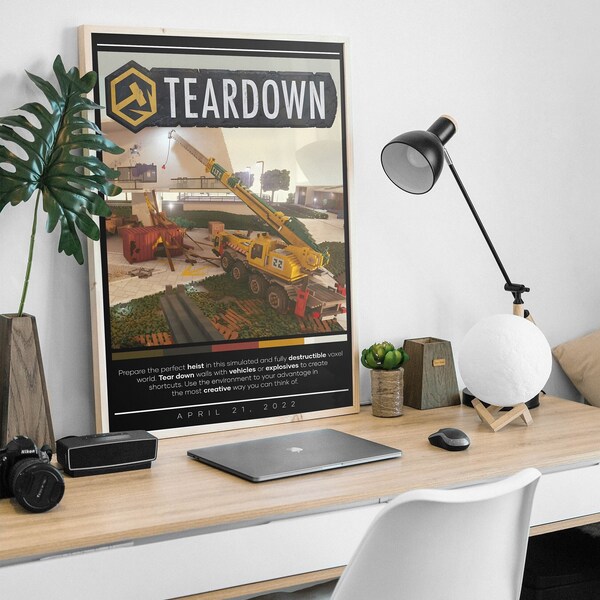 Teardown Game Poster - Etsy