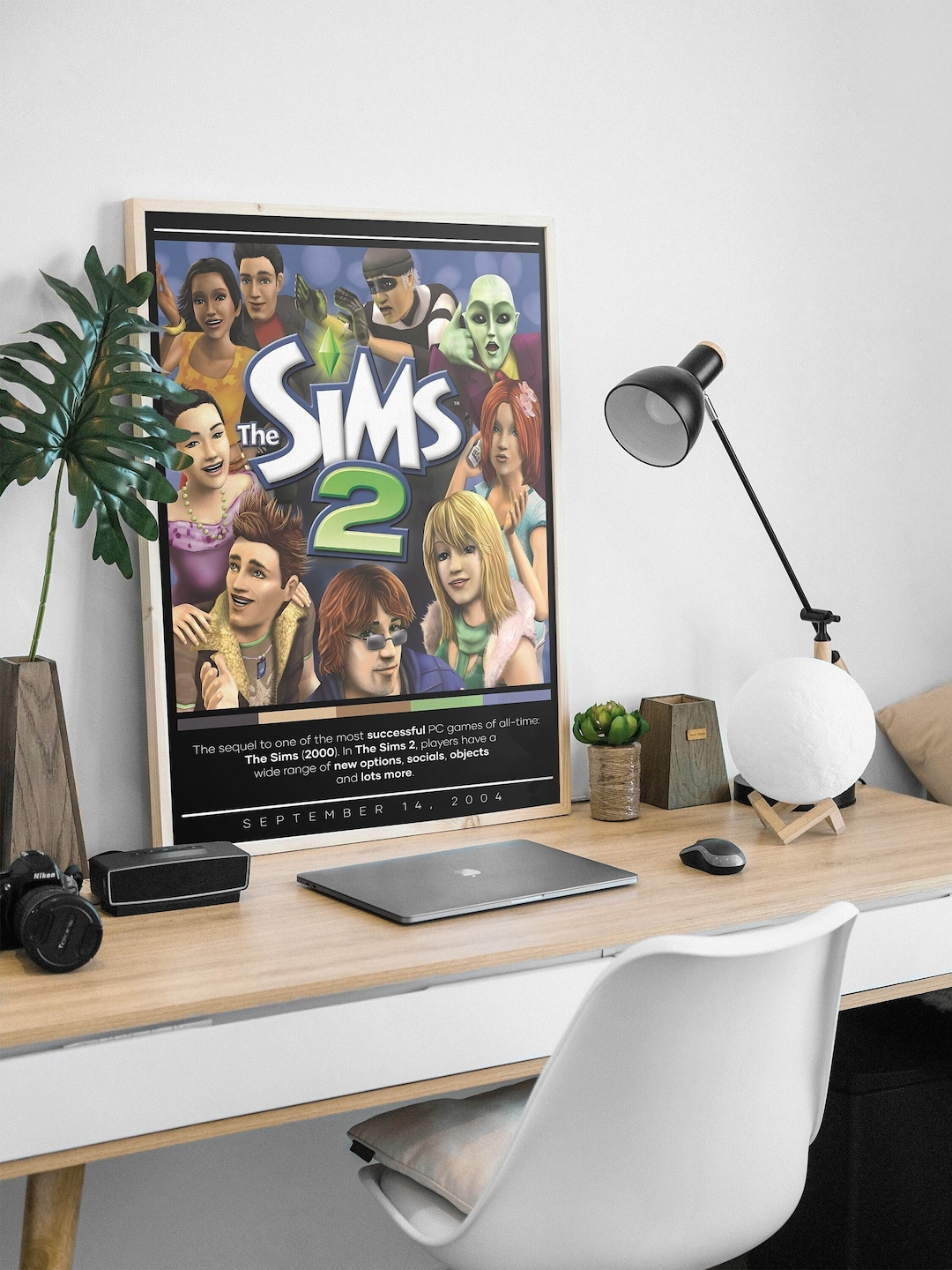 The Sims 2 Poster Print Gaming Poster 3 Colors 1 Price Room Decor Wall ...