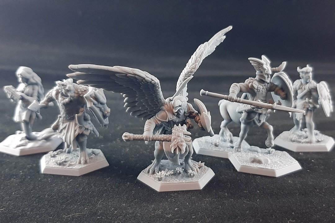 Exotic Races Miniature Pack of 5 Minis - Etsy