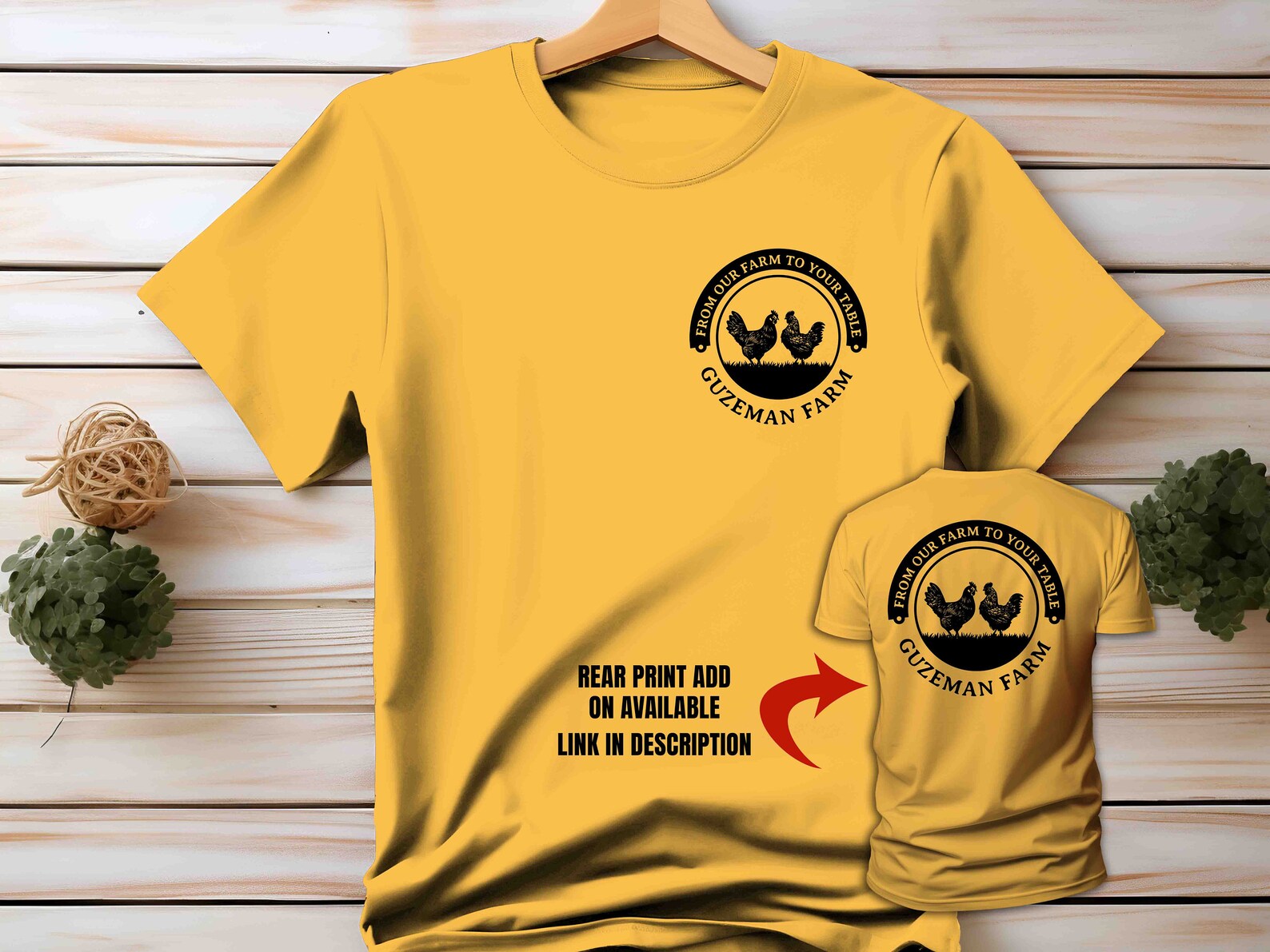 Custom Chicken Shirt Personalized Rooster Tshirt Gift Idea Hen Business ...