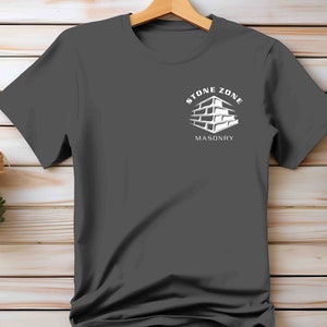 Custom Masonry Shirt Personalized Stone Brick Layer Tee Logo Work Shirt ...