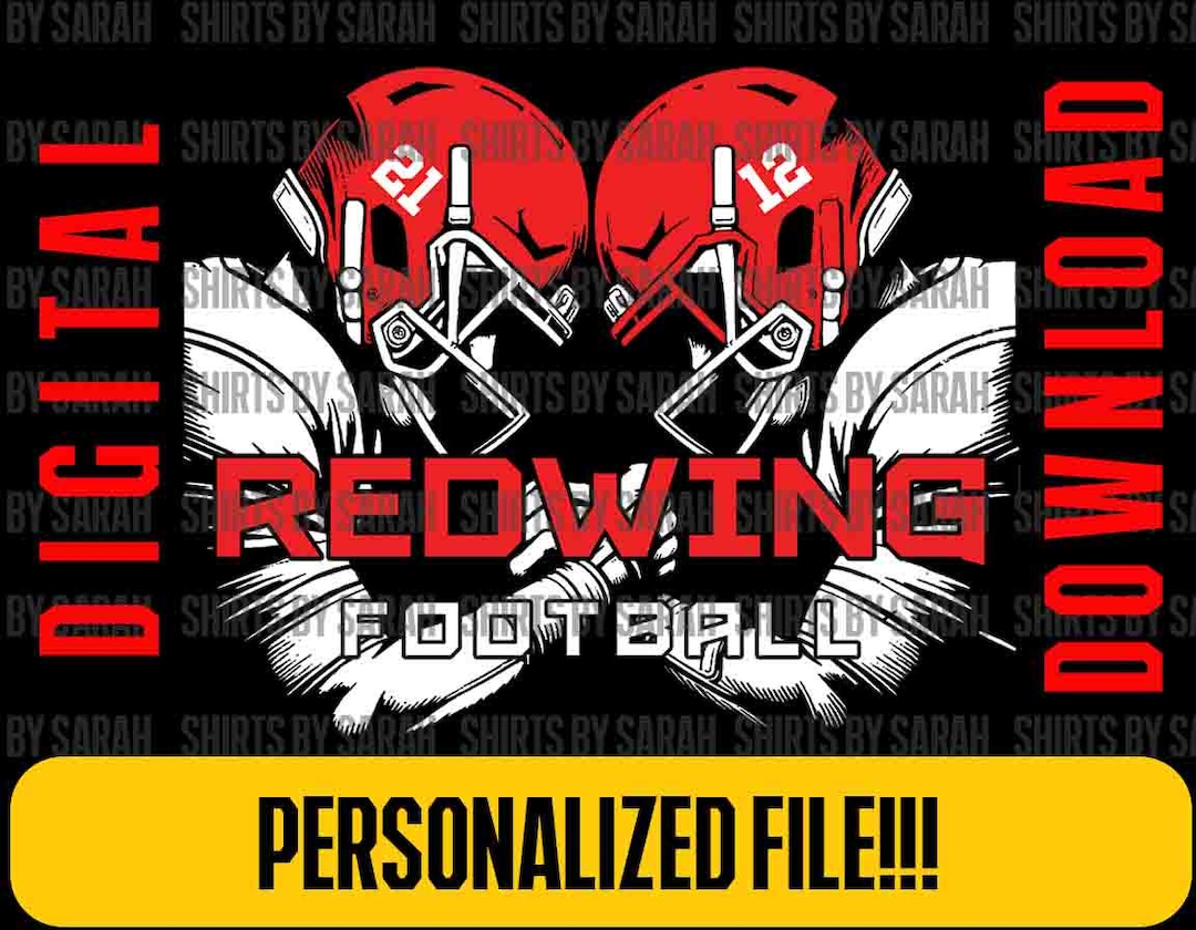 Custom Football Logo SVG: Two Players, Sons Design (digital Download ...