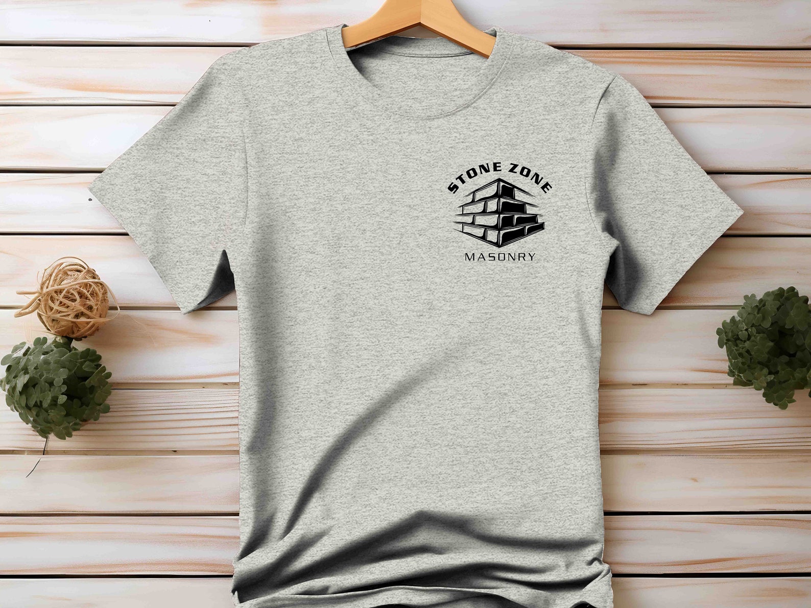 Custom Masonry Shirt Personalized Stone Brick Layer Tee Logo Work Shirt ...