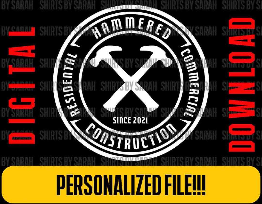 Personalized Carpenter Logo SVG: Custom Carpentry Design (digital ...