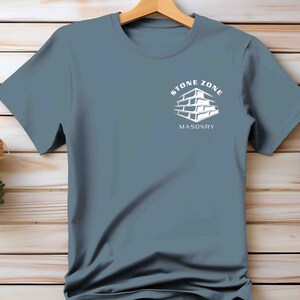 Custom Masonry Shirt Personalized Stone Brick Layer Tee Logo Work Shirt ...