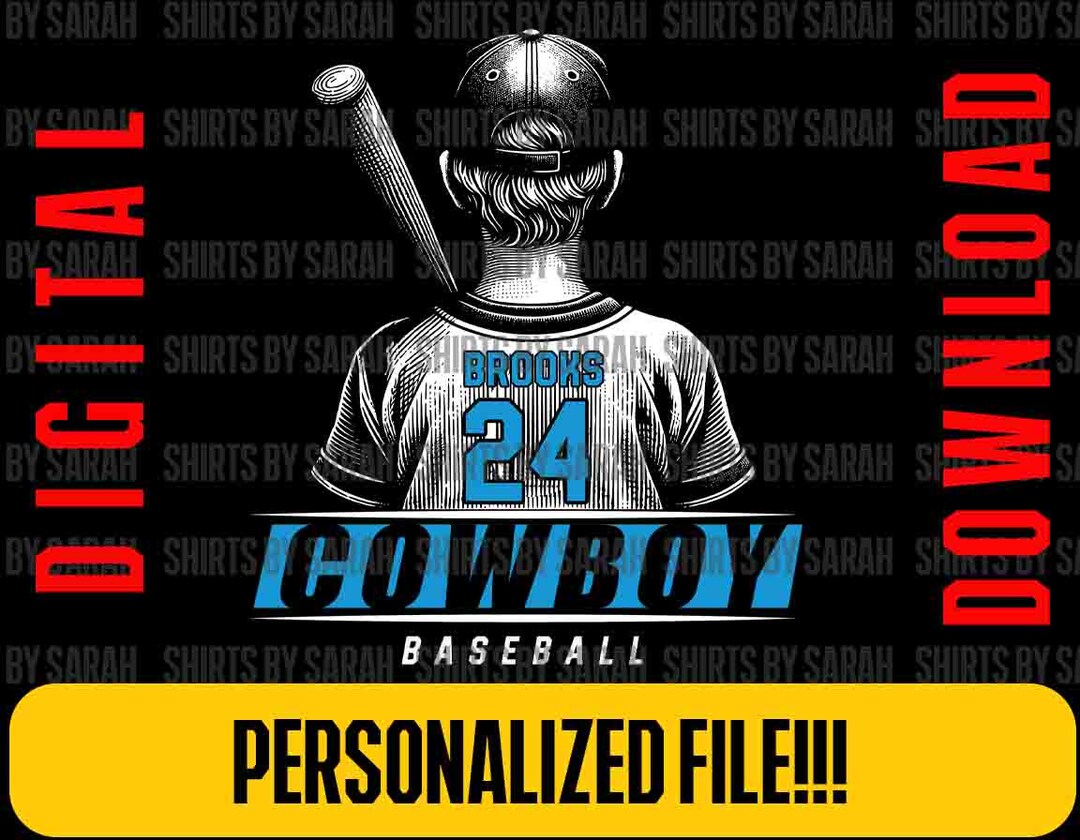 Custom Baseball Logo Design: Vintage Team Print Files (digital Download ...